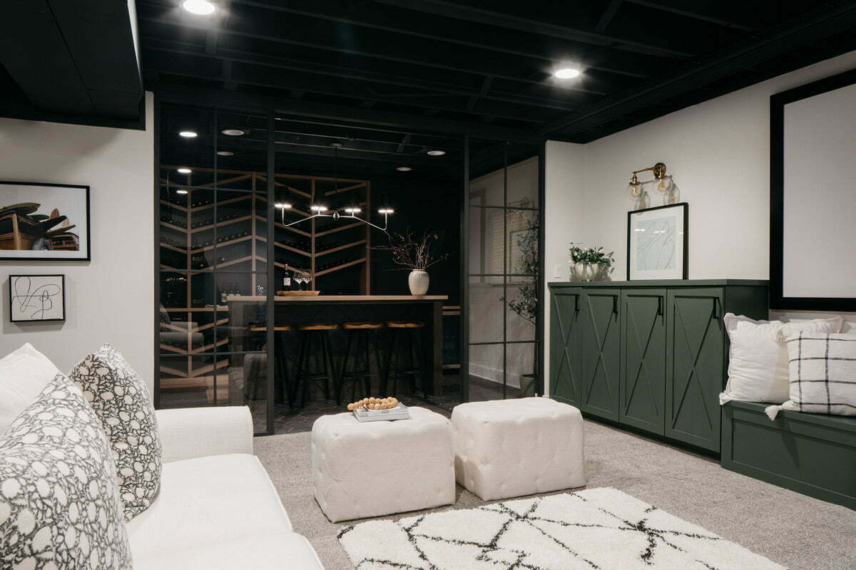 Basement Staycation | Custom Woodworking Portfolio | Trim Tech Designs