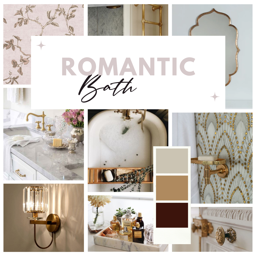 Valentine's Day Romantic Kitchen & Bath Mood Boards